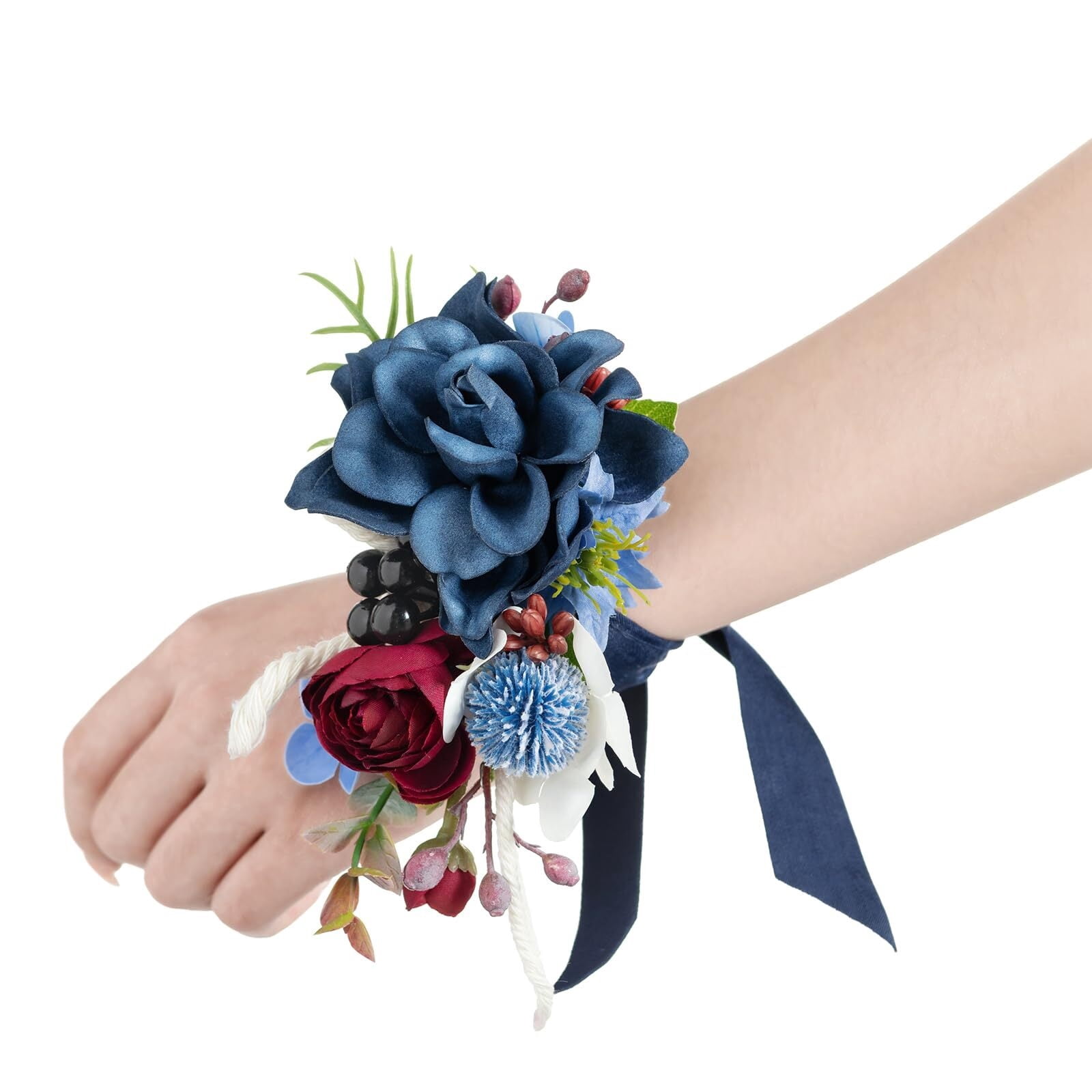 2pcs Prom Wrist/Shoulder Corsage Artificial Flower, Girl/Mother ...