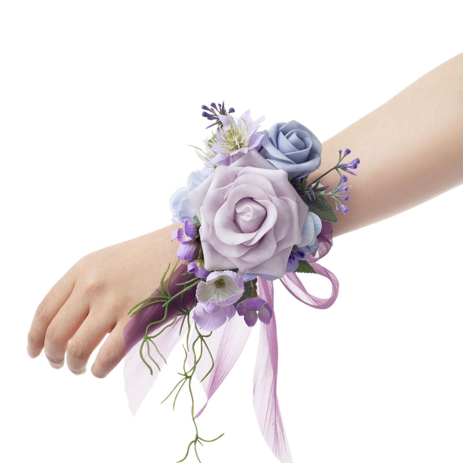2pcs Prom Wrist/Shoulder Corsage Artificial Flower, Girl/Mother ...