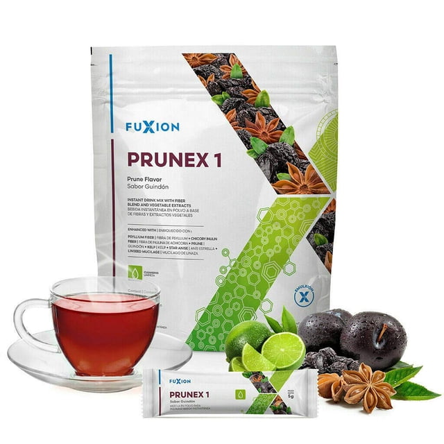 2pcs Prunex 1 Tea Instant Drink Mix - Colon Cleanse Detox for Optimal ...