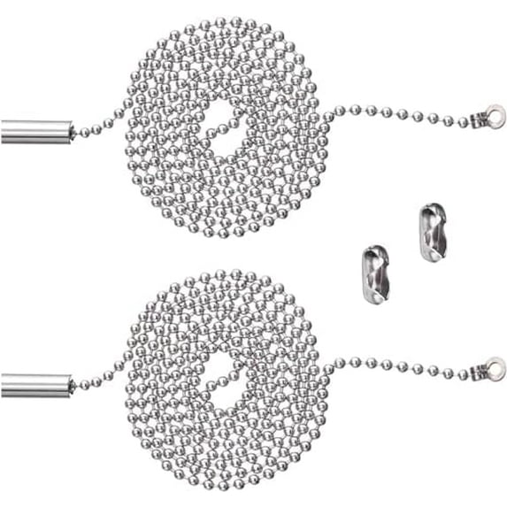 2pcs Pull Chain String Extension With Connector Ceiling Fan Pull Chain ...