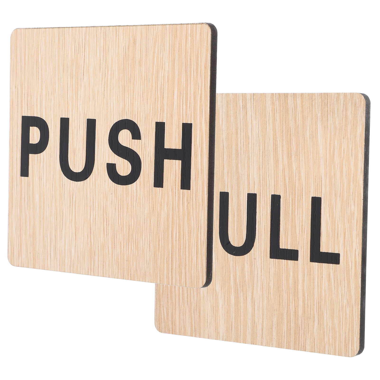 2pcs Push and Pull Door Sign Retail Store Door Sign Push Pull Open Sign ...