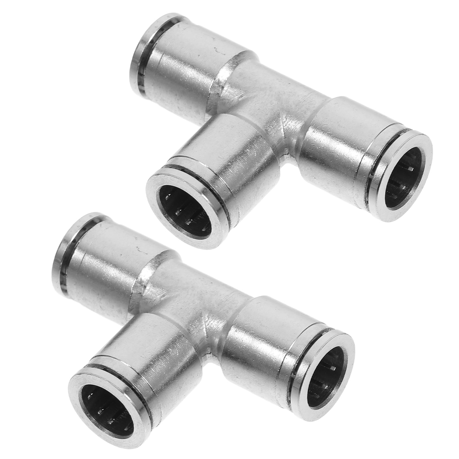 2pcs Quick Connect Air Hose Fittings Tee Air Piping Fittings Air Hose ...