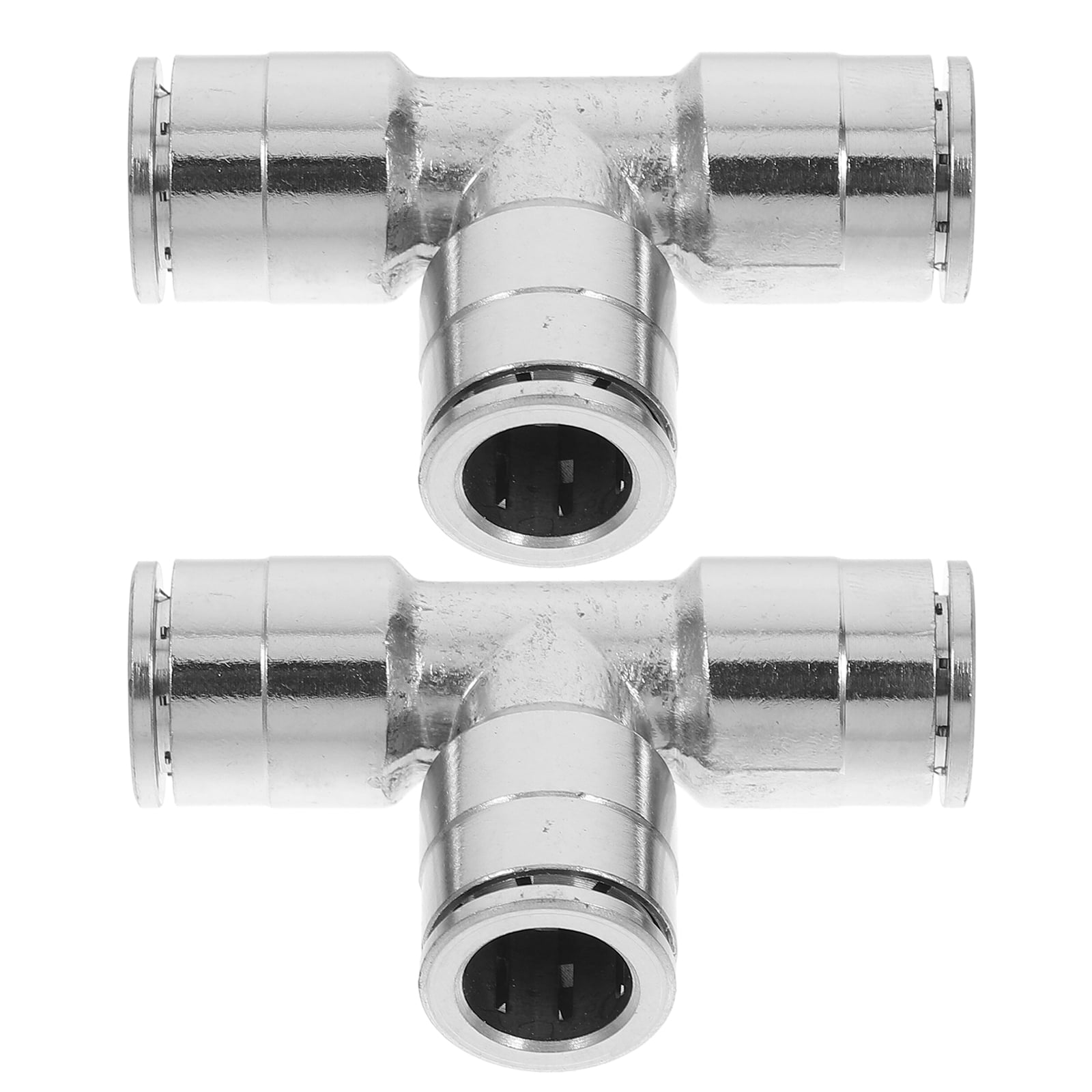 2pcs Quick Connection Fittings for Air Hose with Tee Barb Fittings and ...