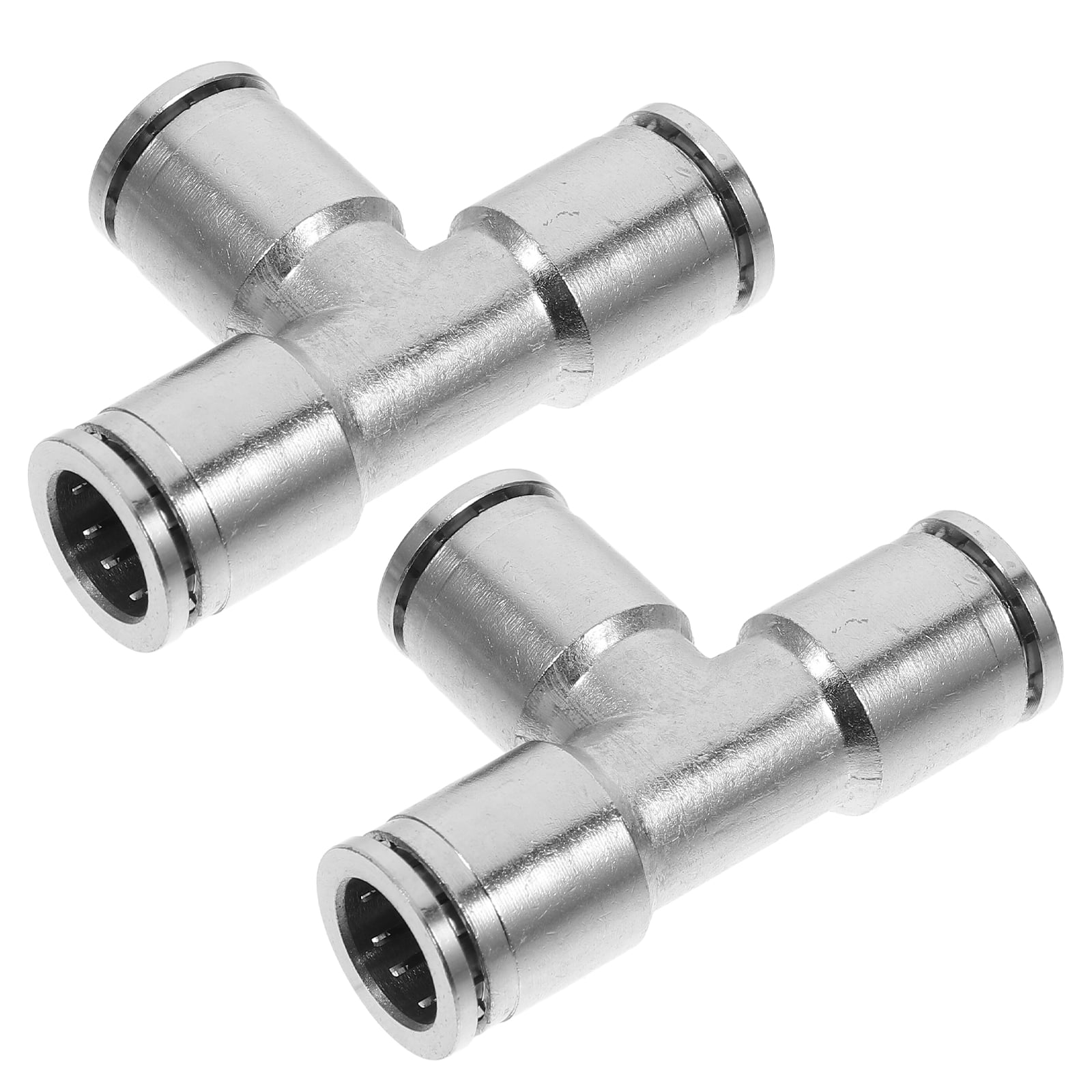 2pcs Quick Connect Air Hose Fittings Tee Air Piping Fittings Air Hose ...
