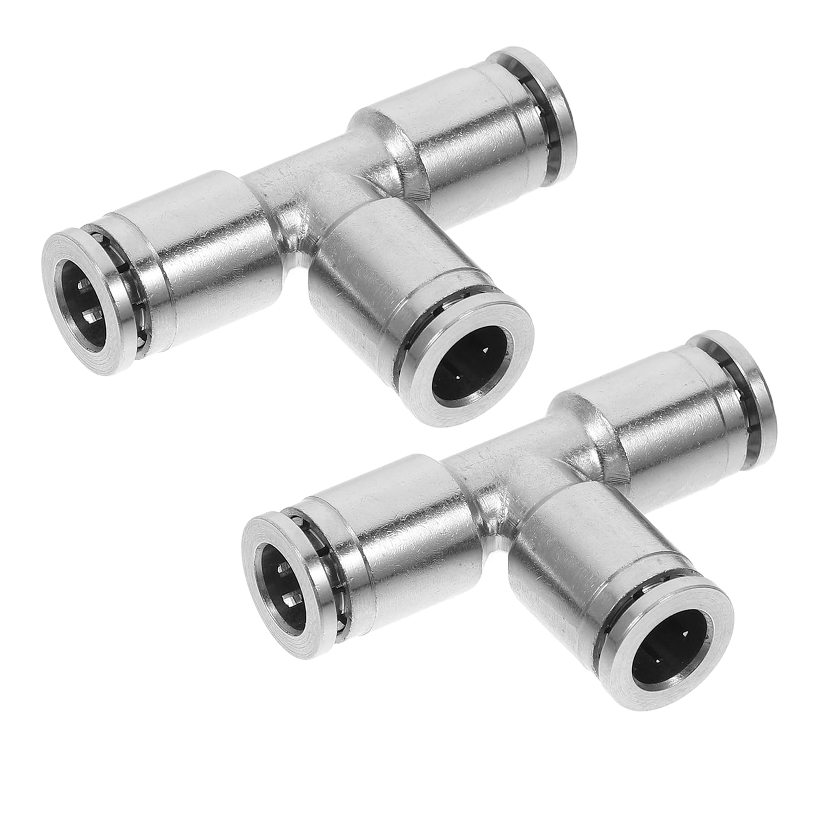 2pcs Quick Connect Air Hose Fittings Tee Air Piping Fittings Air Hose ...