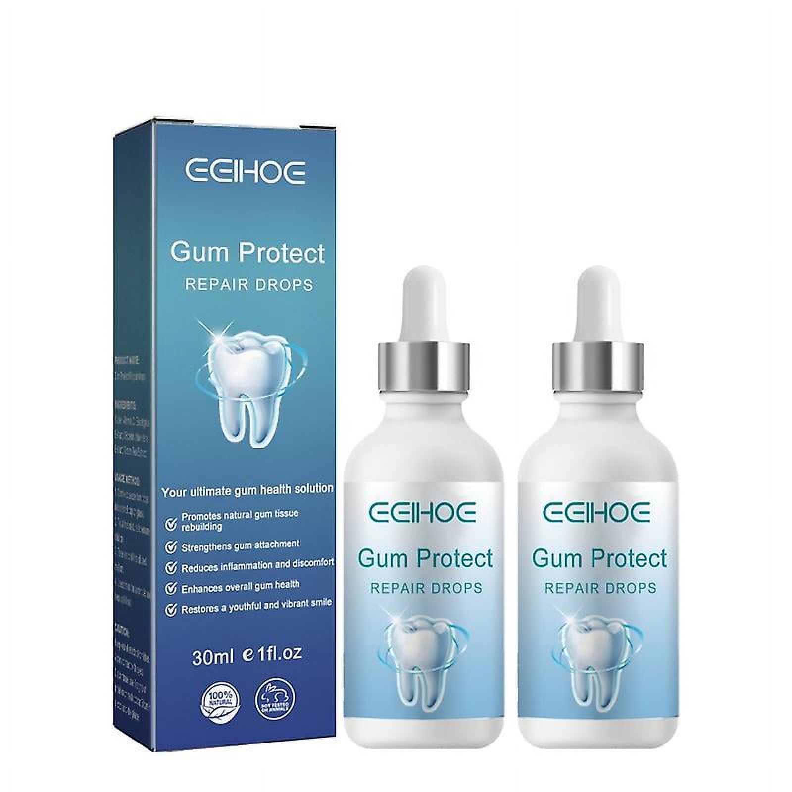 2pcs Quickly Gum Repair Drops Serum Relieve Toothache Cavities Caries ...