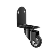 BAOSITY 4Pcs Round Swivel Plate Caster Wheel with Locking Brake Rotate ...