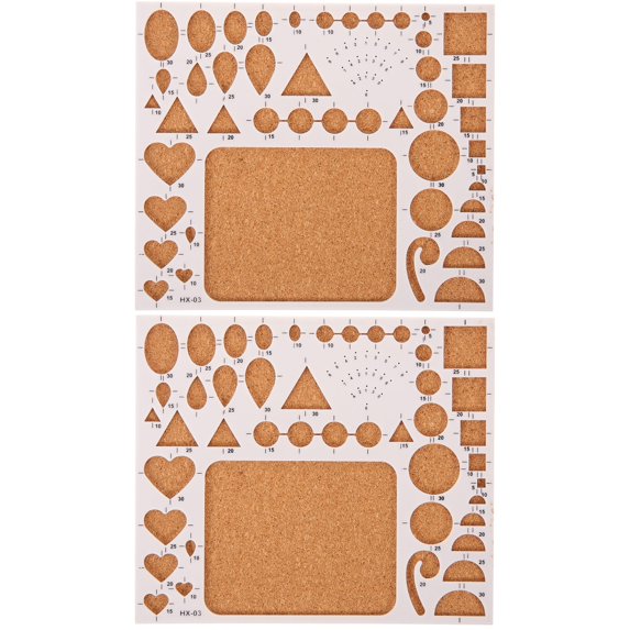 2pcs Quilling Tool Paper Quilling Board Quilling Slotted Template DIY ...