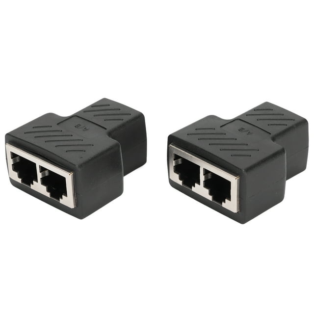 2pcs RJ45 Ethernet Splitters 1 to 2 Ways Ethernet Switches for Router ...