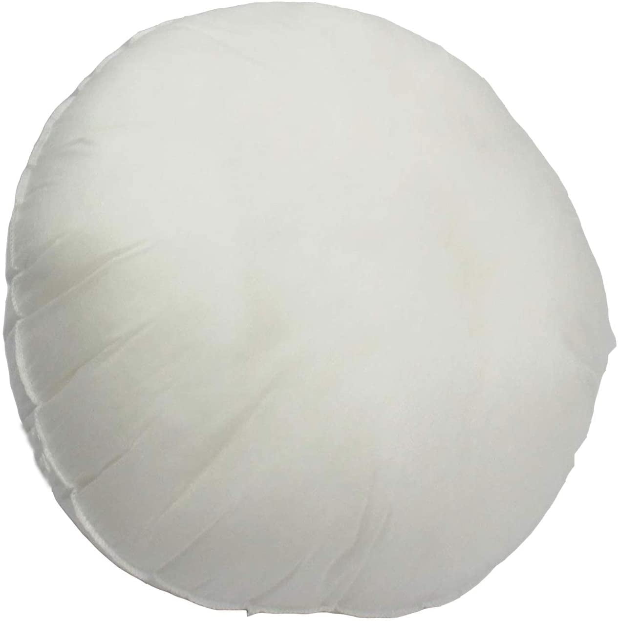 2pcs Round Pillow for 9" or 10" Pillow Cover Sham Stuffer White Pillow ...