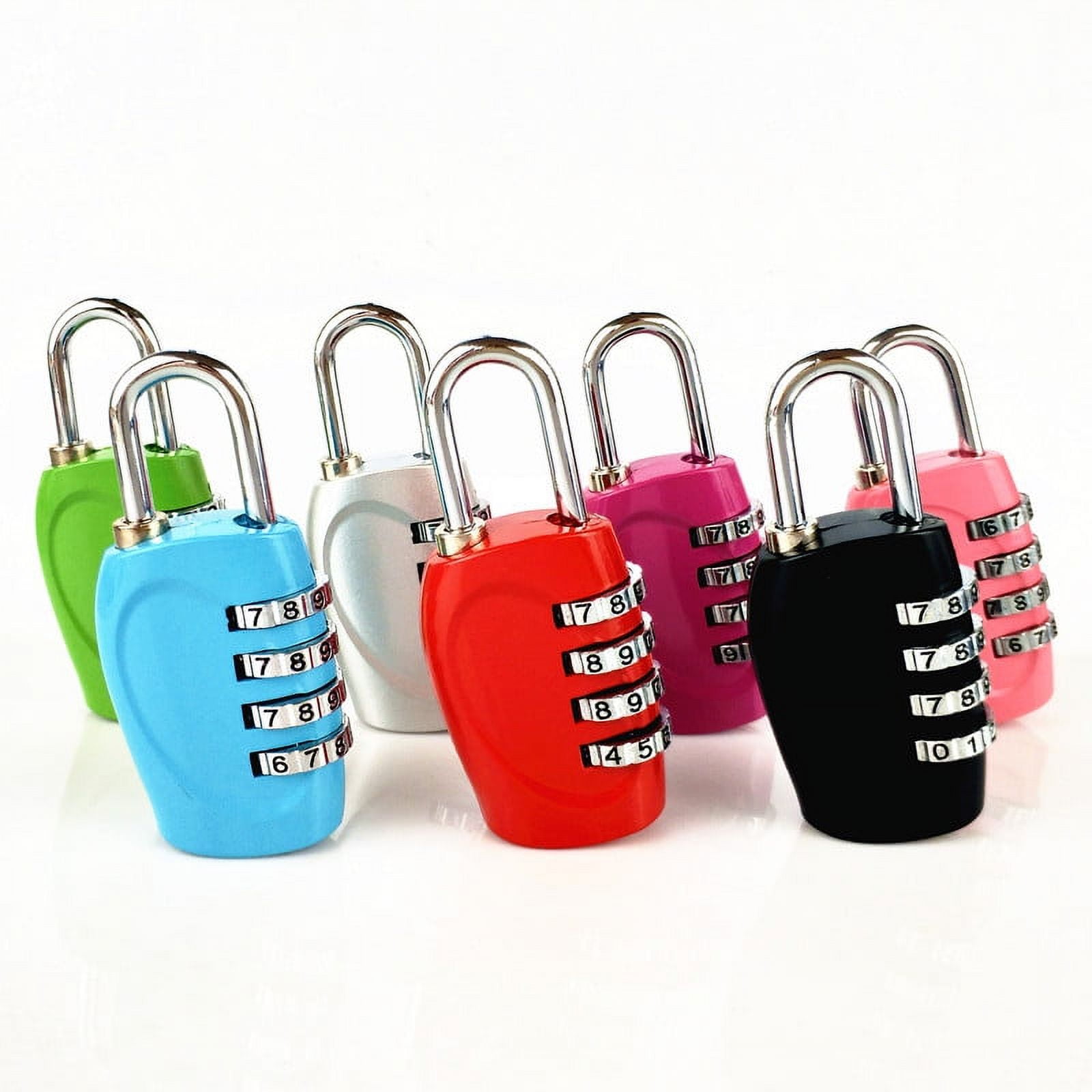 2pcs Random color Combination Lock, 4 Digit Outdoor Padlock Waterproof ...