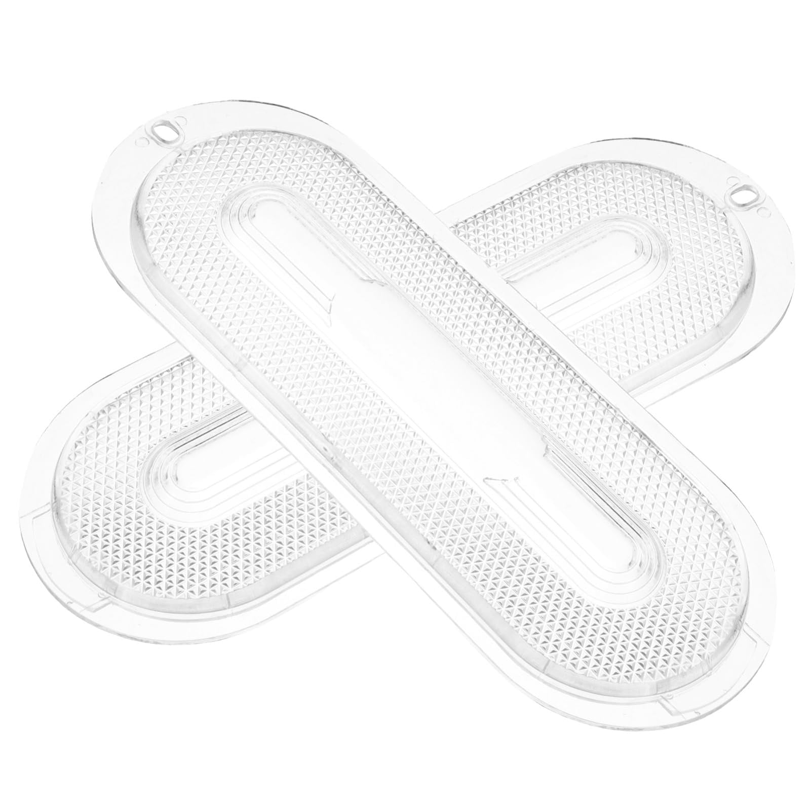 2pcs Range Hood Light Oval Shaped Vent Hood Lamp Shade Range Hood ...