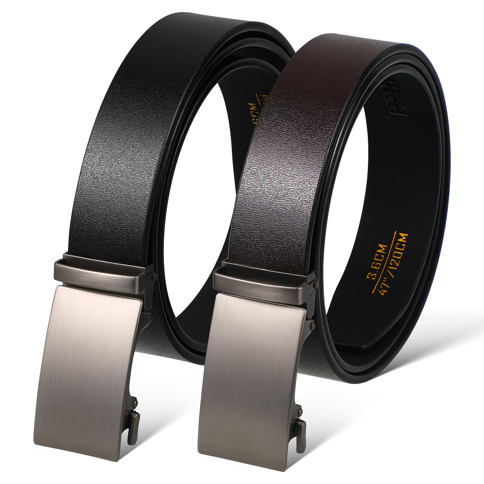 2pcs Ratchet Belt Buckle Belt Adjustable Ratcheting Belt Trouser Waist ...