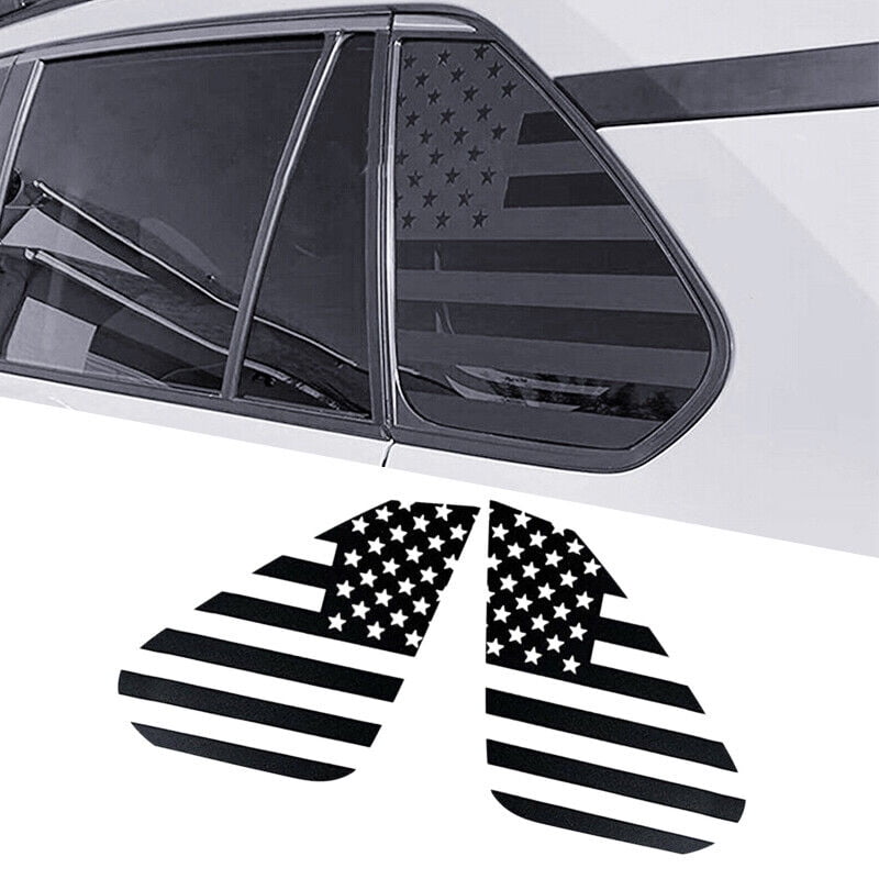 2pcs Rear Quarter Window Flag Decals Stickers Fit For RAV4 2019-2021 ...