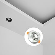 Plastic White Light Trim Ring Recessed Can 6" Inch Over Size Oversized ...