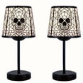2pcs Rechargeable Skull Desk Lamp - Cordless Desk Lamp, Gothic Home ...