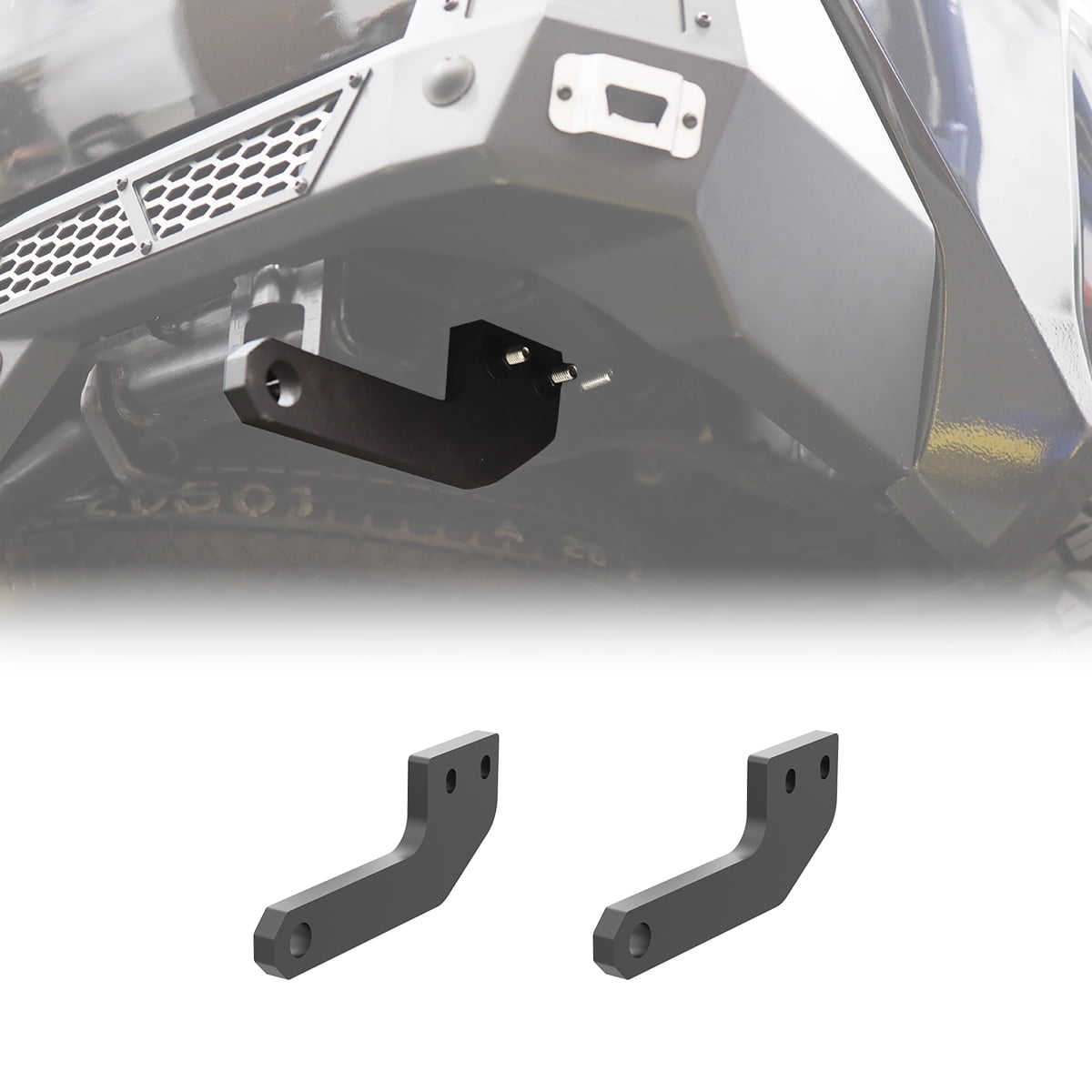 2pcs Recovery Tow Points Kit Rear Trailer Tow Hook For 2024-2025 TOYOTA ...