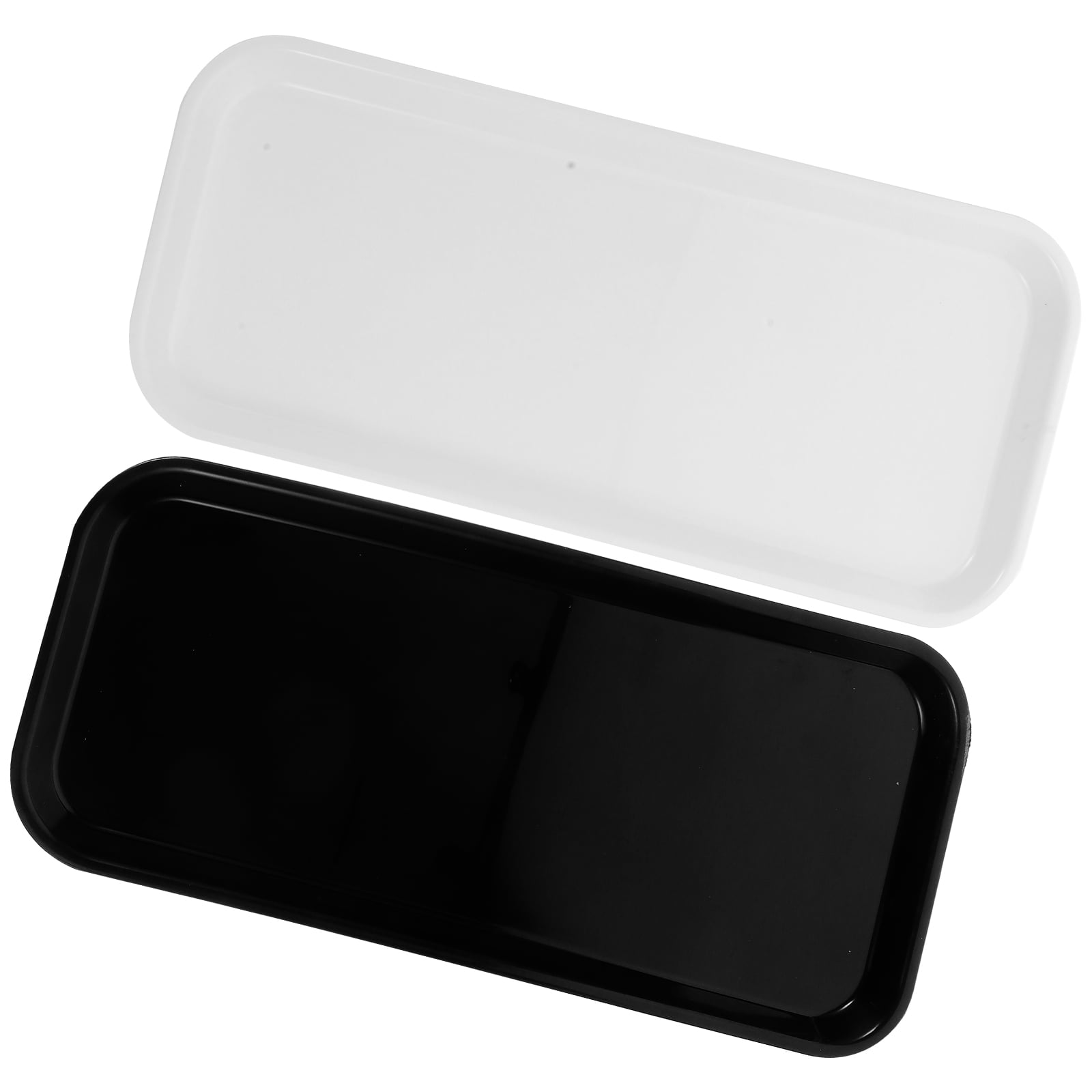 2pcs Rectangle Cake Storage Plates Cake Display Tray Cake Holders ...