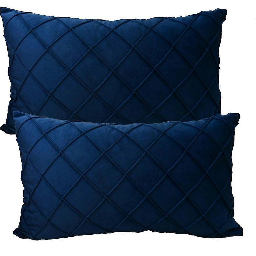 2pcs Rectangular Pillowcase With Striped Pattern Simple Solid Color ...