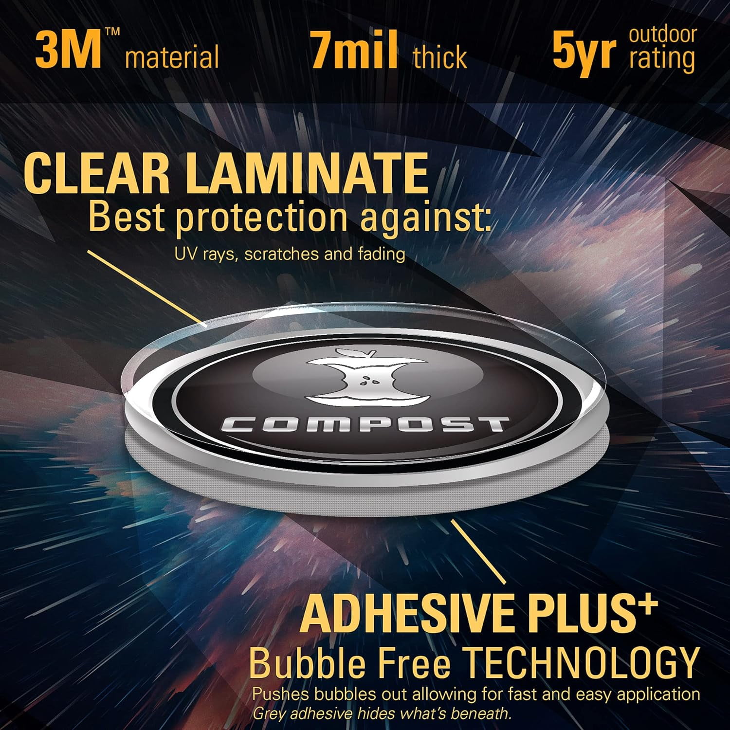 2pcs Recycle Trash Sticker Set - Look for Trash Cans, Containers, Walls ...