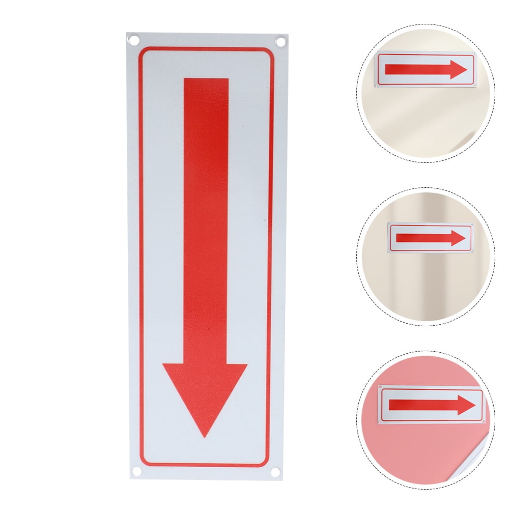 SEWCHICS Reflective Arrow Sticker Arrow Signs Assorted Color 2Pcs 9.8X3 ...