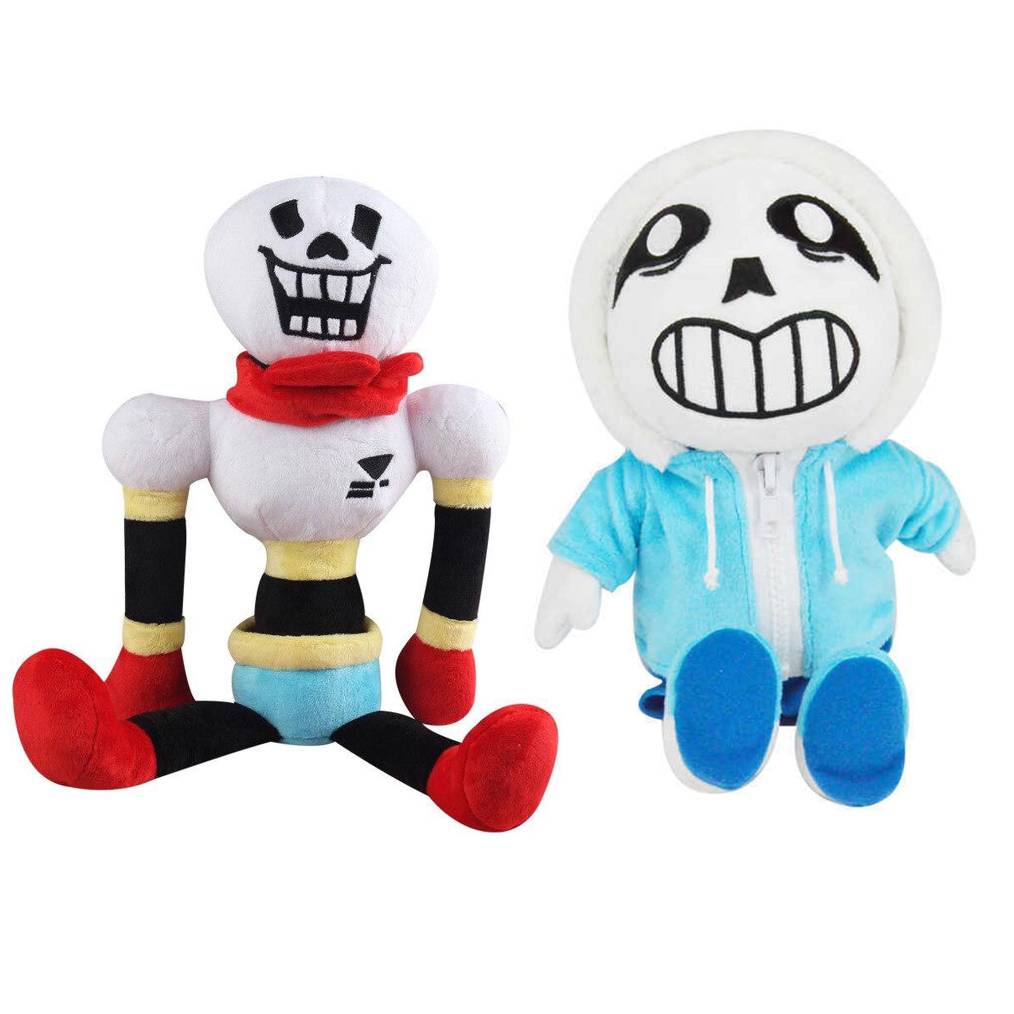 2pcs Red Papyrus and Light Blue Sans Plush - 10" Undertale Plush ...