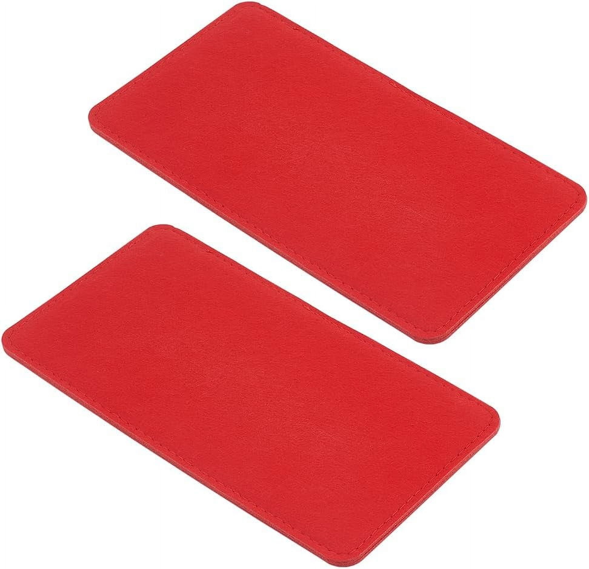 2pcs Red Purse Organizer Inserts 11x6'' Felt Bag Base Shaper Purse ...