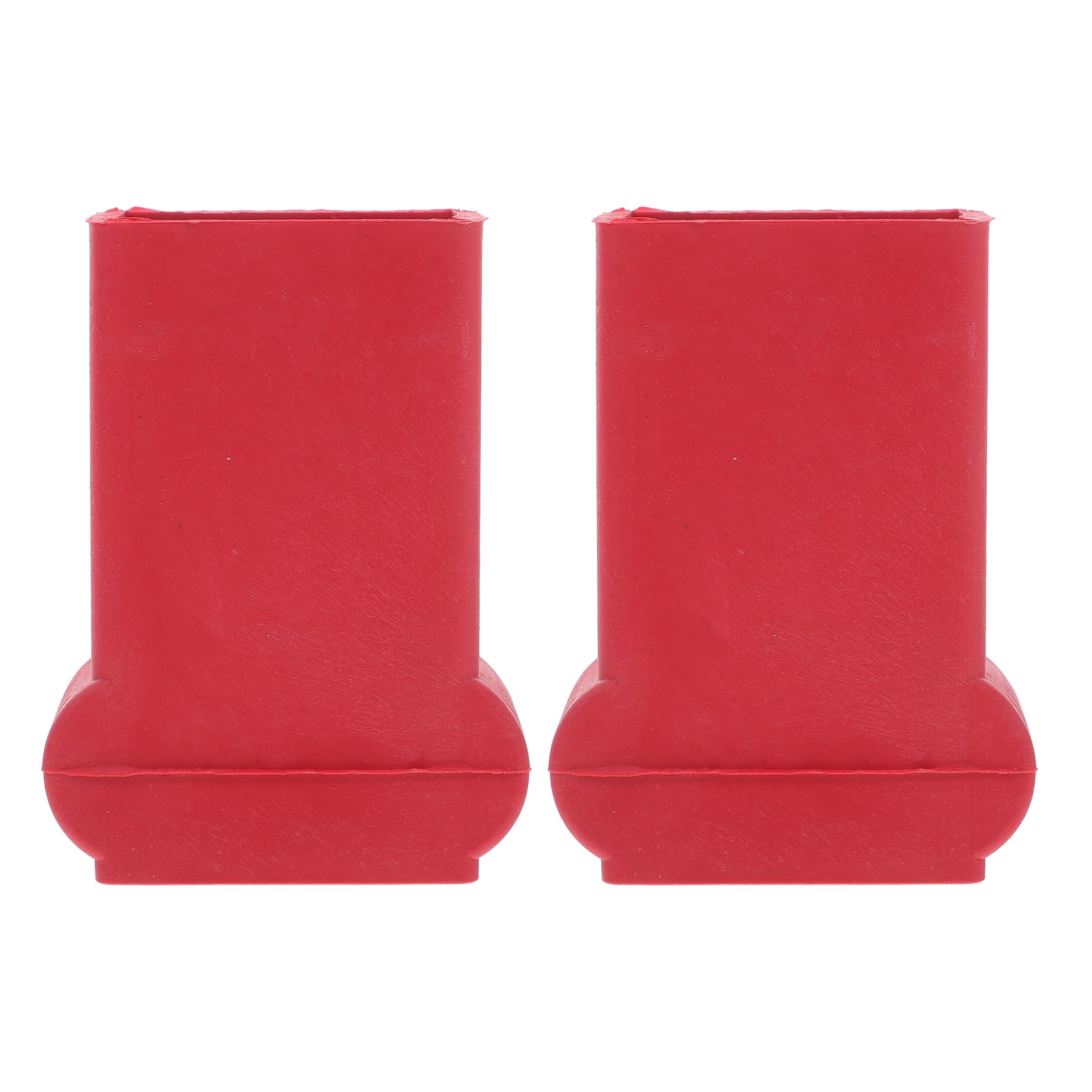 2pcs Red Rubber Ladder End Caps Non Slip Foot Covers for Extension ...