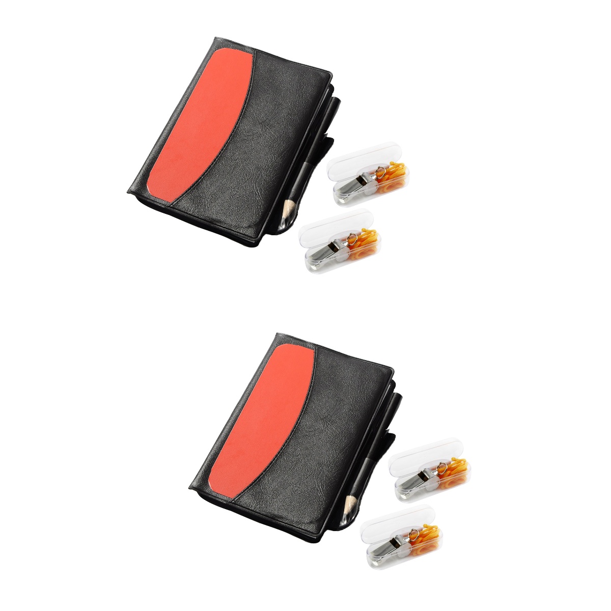 2pcs Referee Set Red Yellow and 2pcs Referee Whistle Judge Flipping for ...
