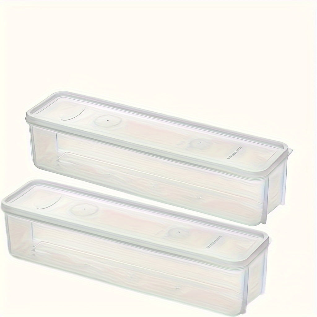 2pcs Refrigerator fresh-keeping storage box, fresh-keeping artifact ...