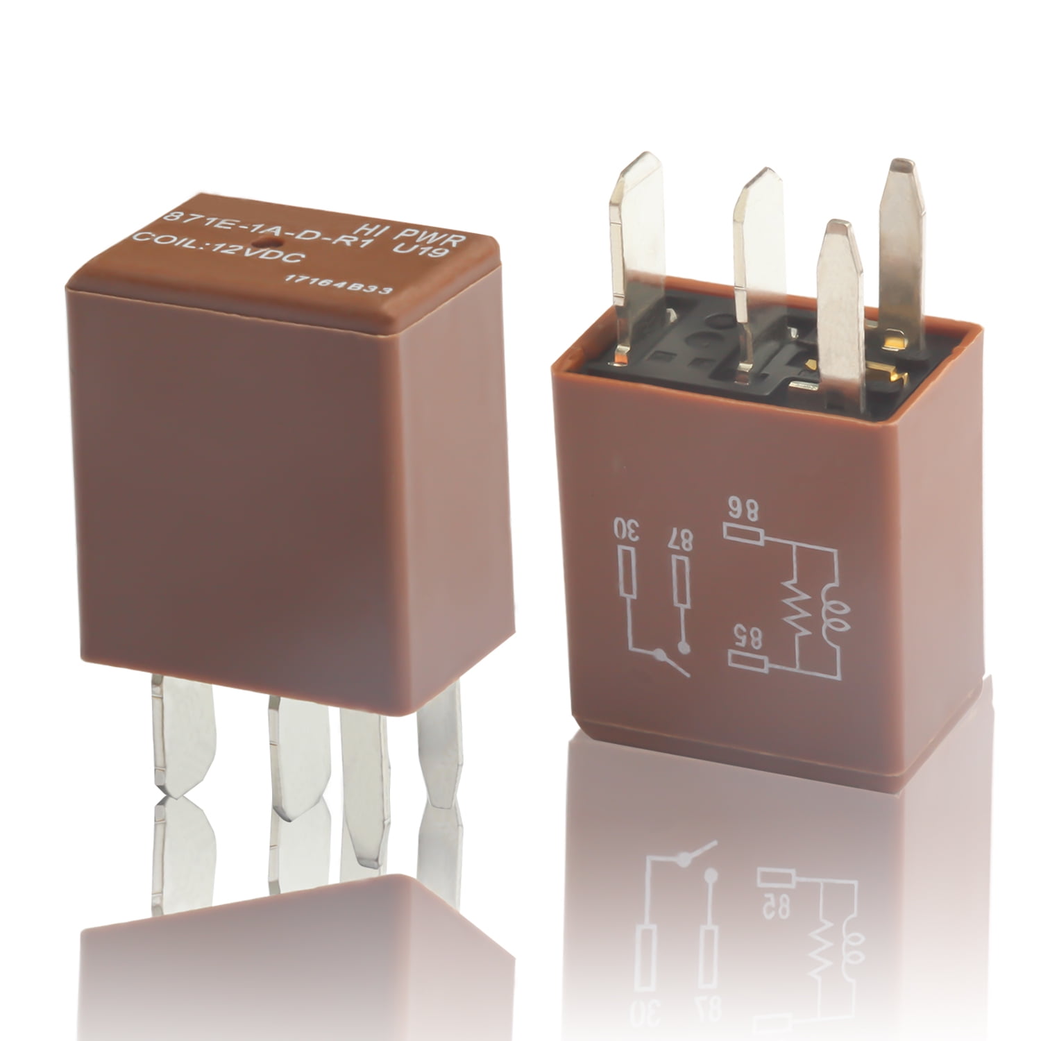 UQBDKG Relay 871E-1A-D-R1, 12VDC Current Type, 2pcs - Walmart.com