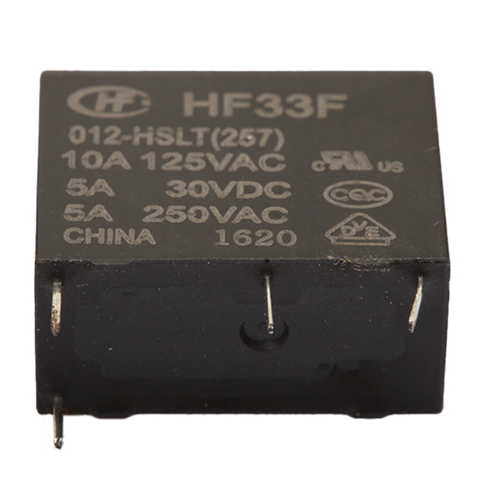 2pcs Relay DIP4 JZC-33F HF33F-012-HSLT 12V 5A - Walmart.com