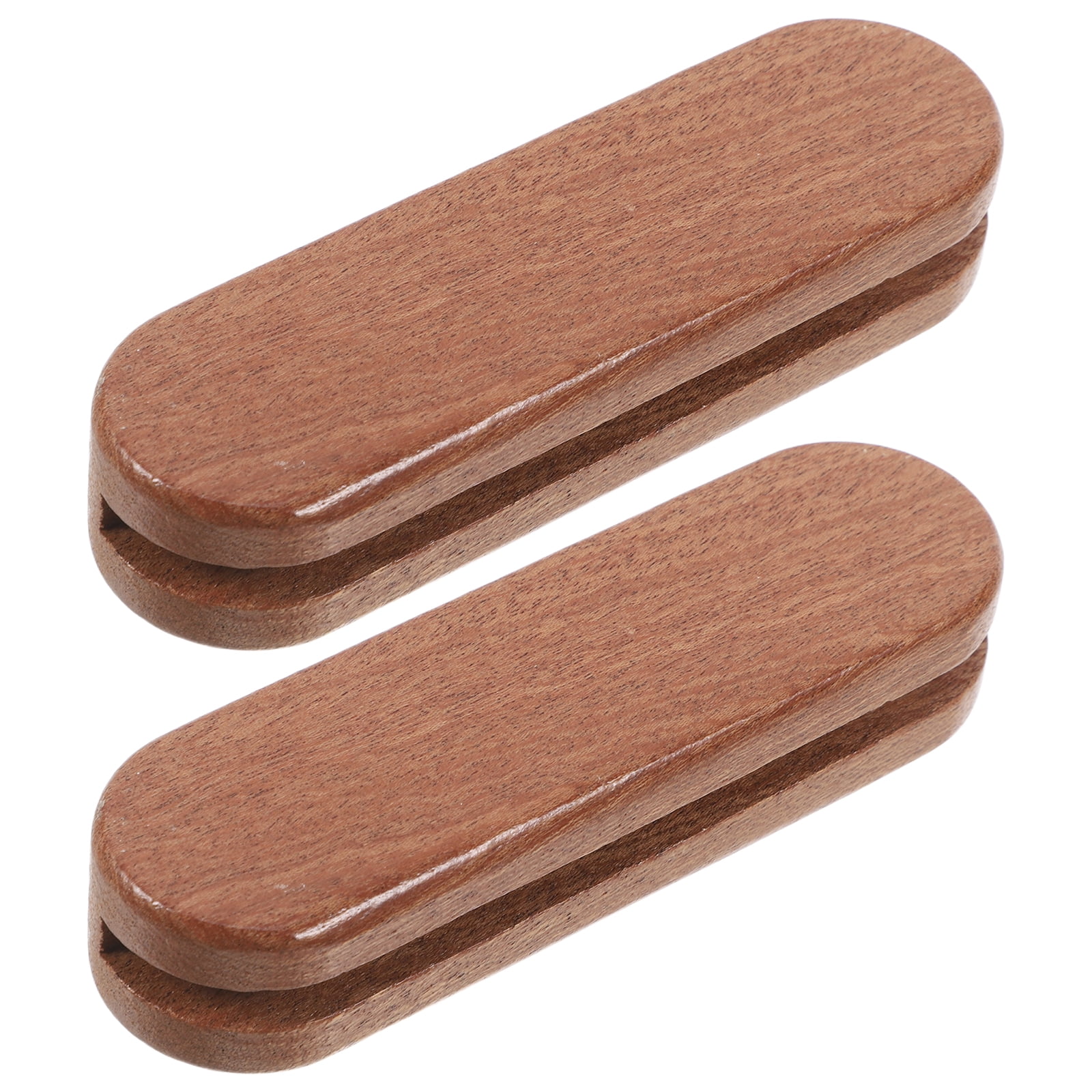 2pcs Removable Wood Handles For Barbecue Grill Plate Heat Resistant And ...
