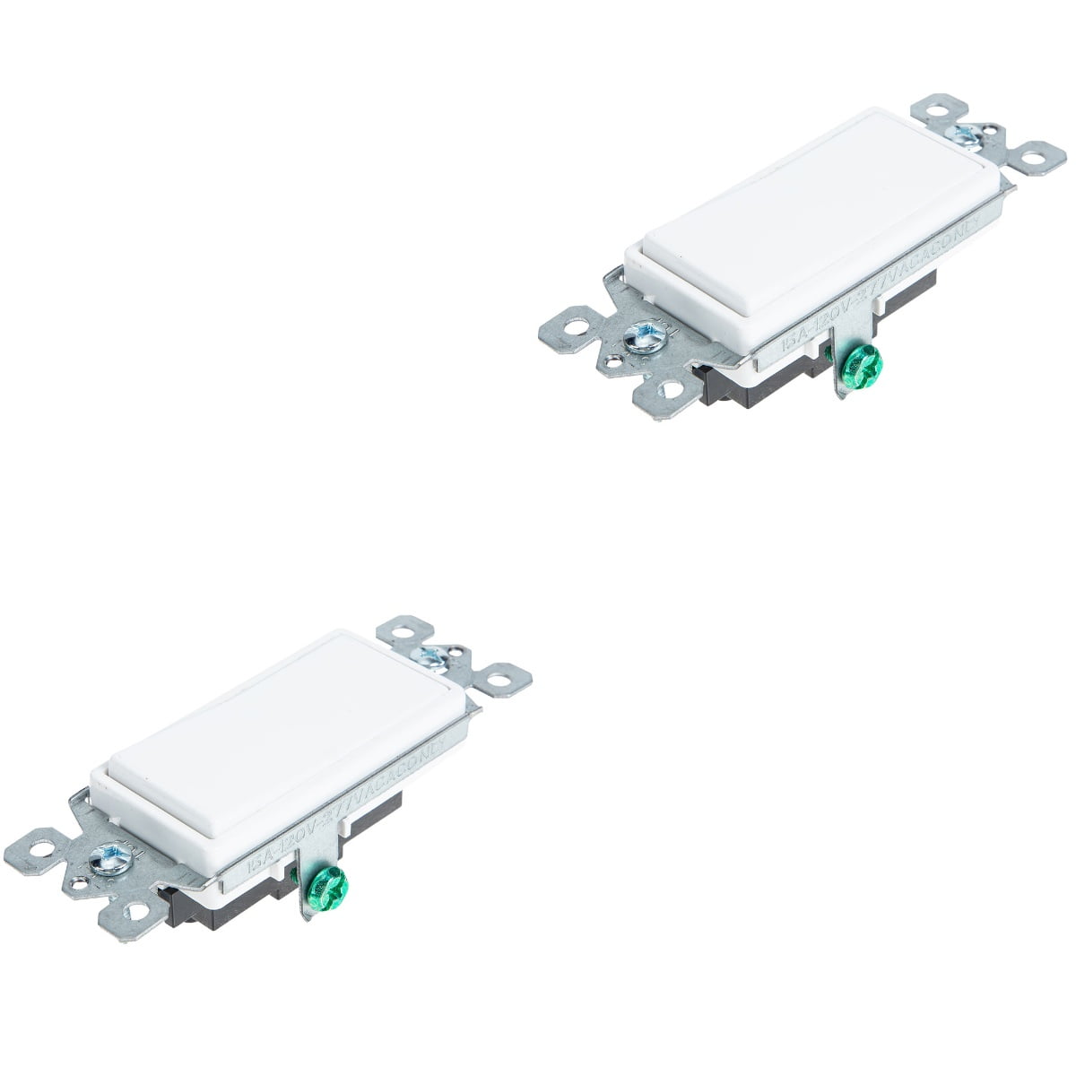 2pcs Replacement 4-way Rocker Light 15A Standard Decorator - Walmart.com
