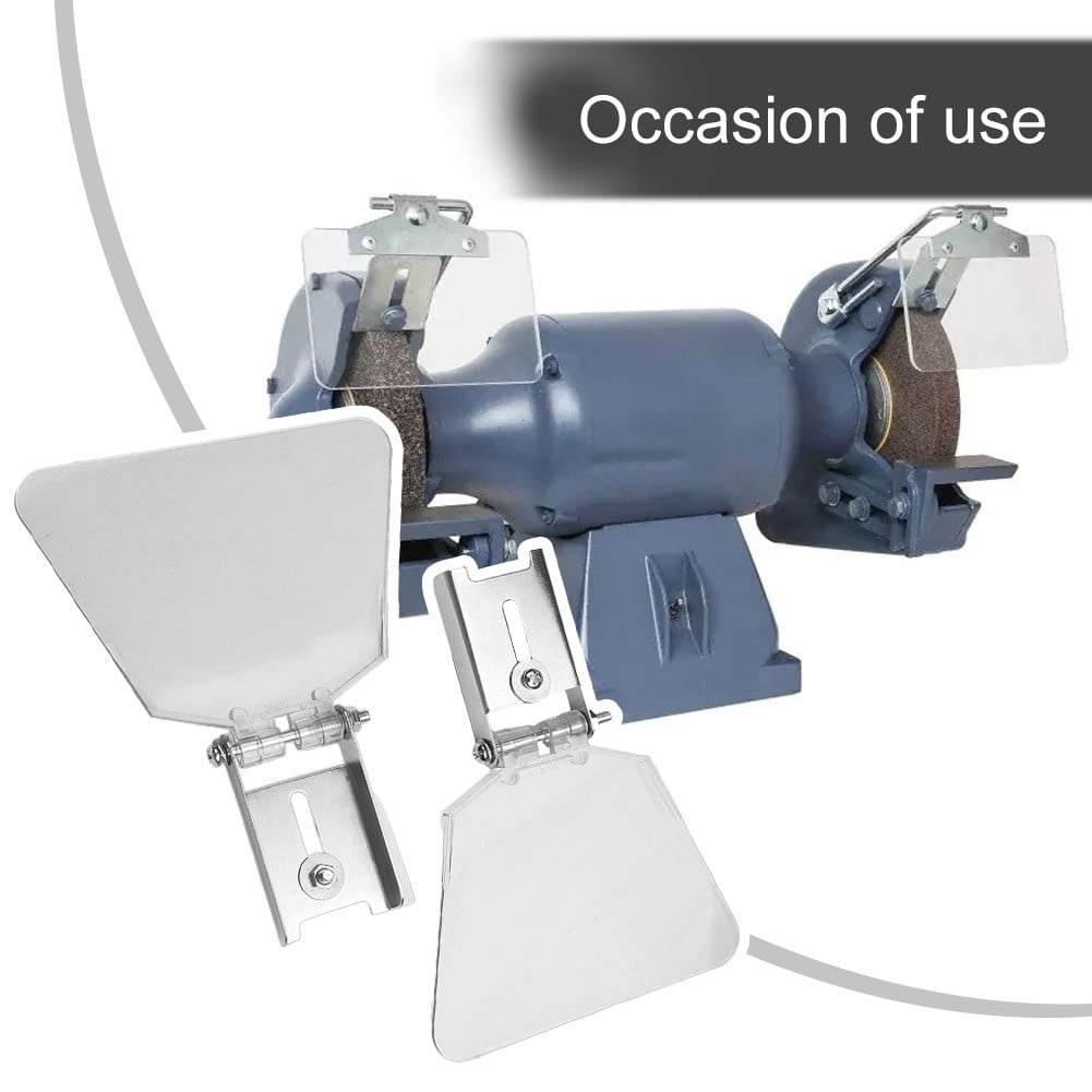 2pcs Replacement Guard Bench Grinder Eye Protection Safety Shields With ...