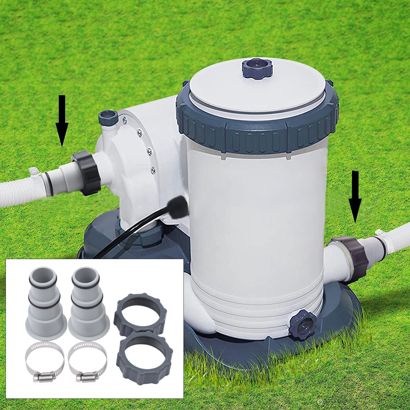 2pcs Replacement Hose Adapter Threaded Connection Pumps Pump Parts ...
