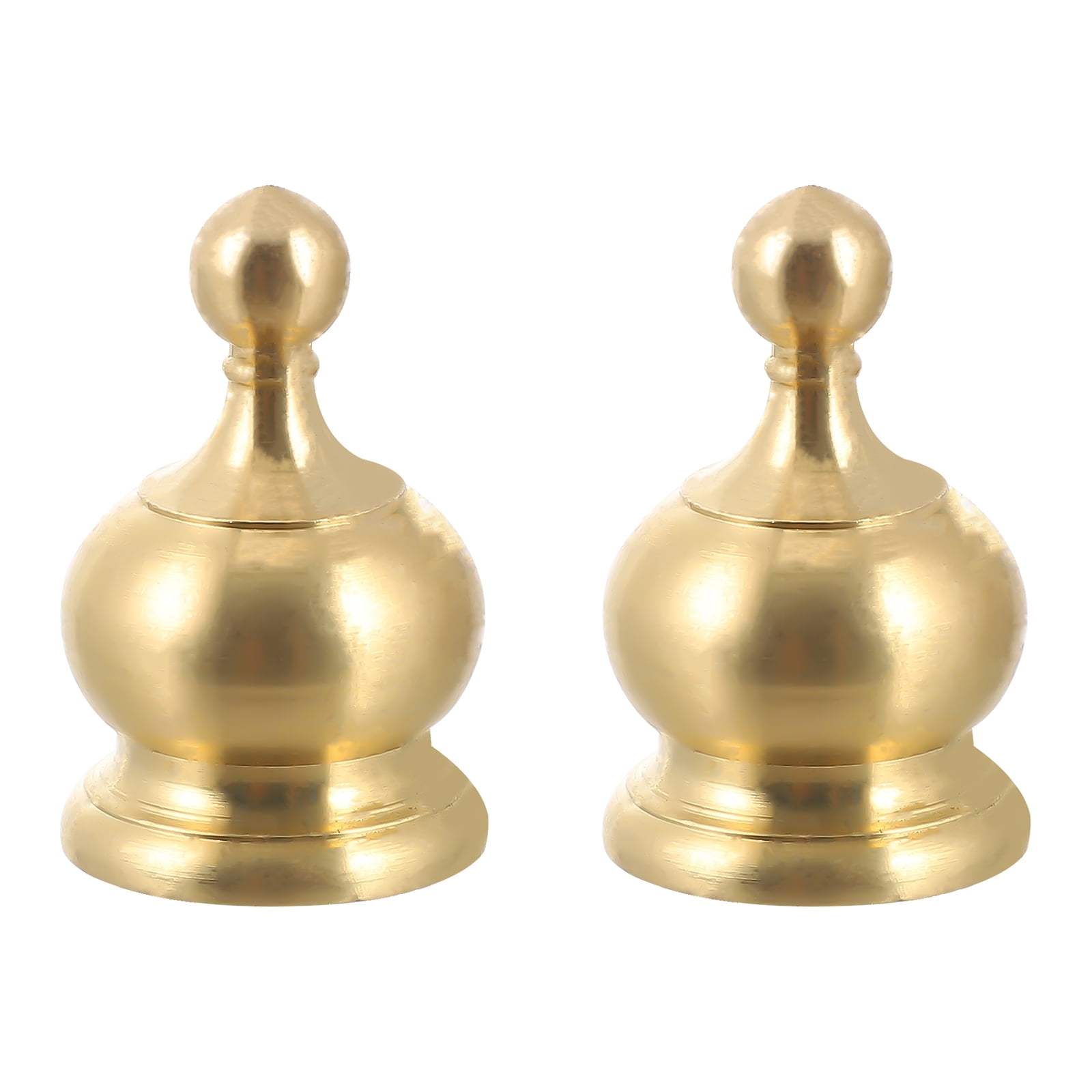 2pcs Replacement Lamp Finial Lighting Knob Decor Crown Shape Chic Light ...