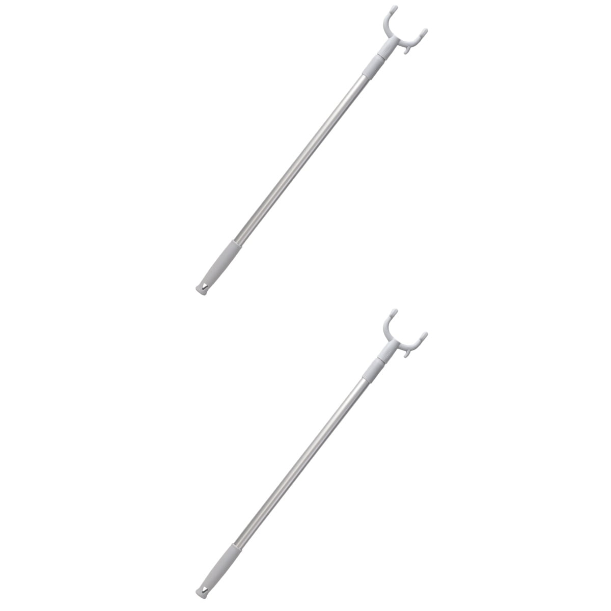 2pcs Retractable Clothes Pole, Long Reach for Hanging Clothes ...