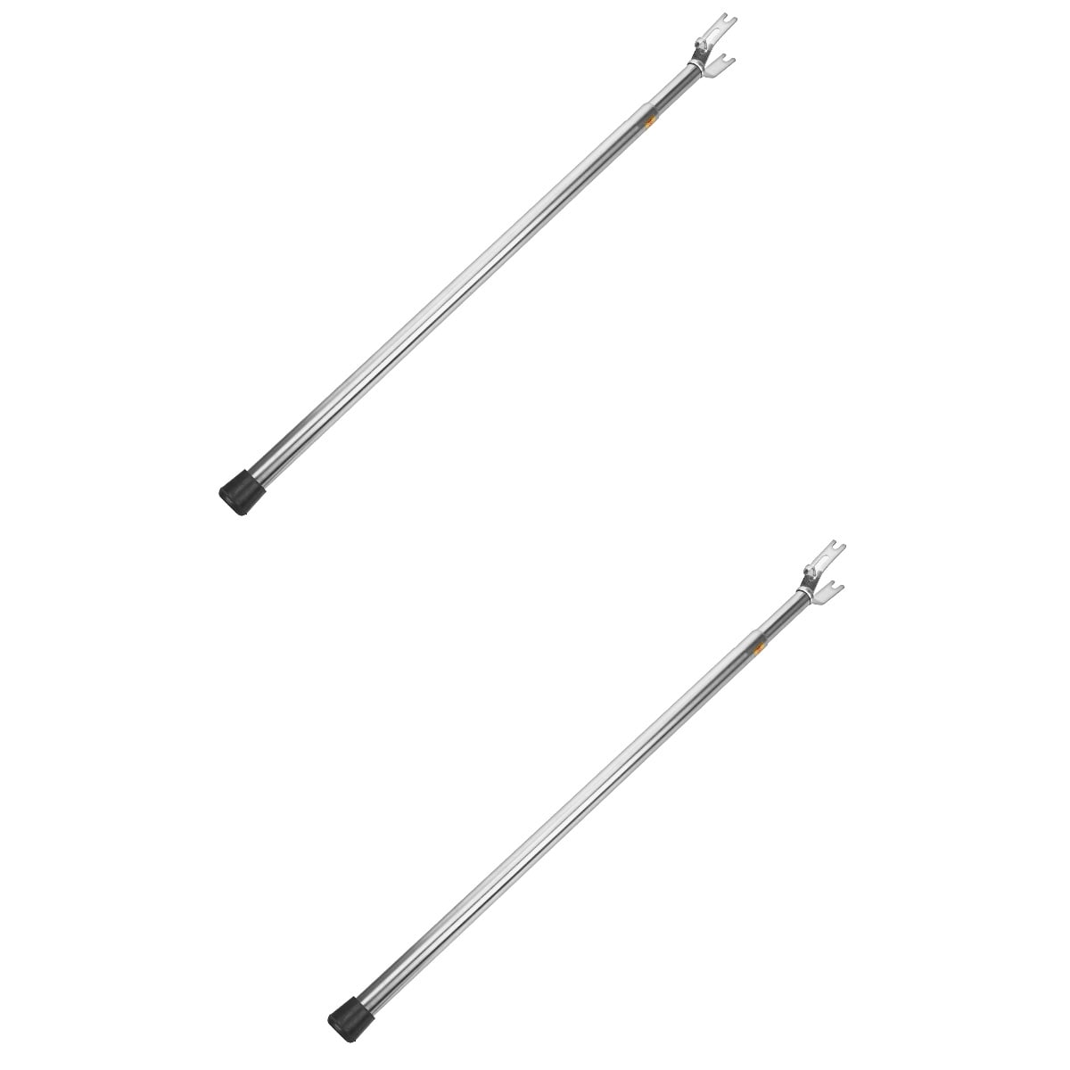 2pcs Retractable Clothesline Prop Telescopic Clothing Pole Adjustable ...