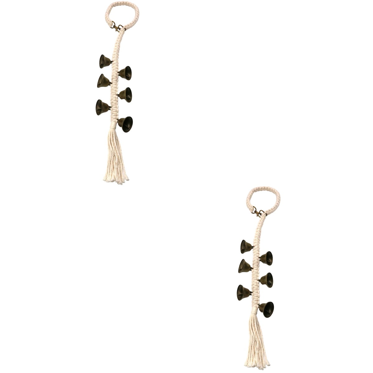2pcs Retro Doorbell Pendant Hanging Bells Door Hanger Household Cotton ...