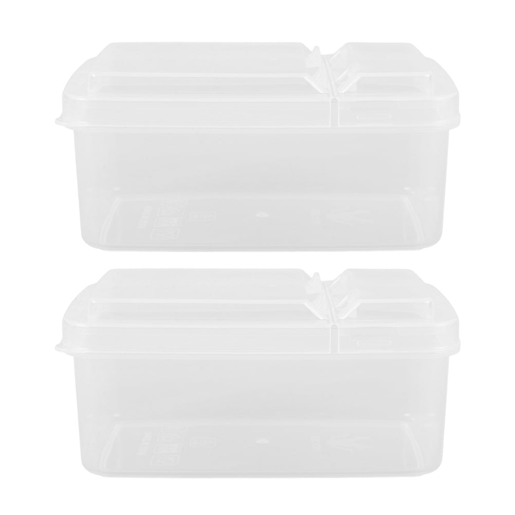 2pcs Reusable Cheese Storage Container With Lids For Fridge ...