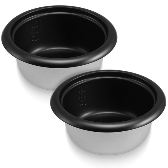2pcs Rice Cooker Inner Pot Inner Cooking Pot Universal Inner Pot Non ...
