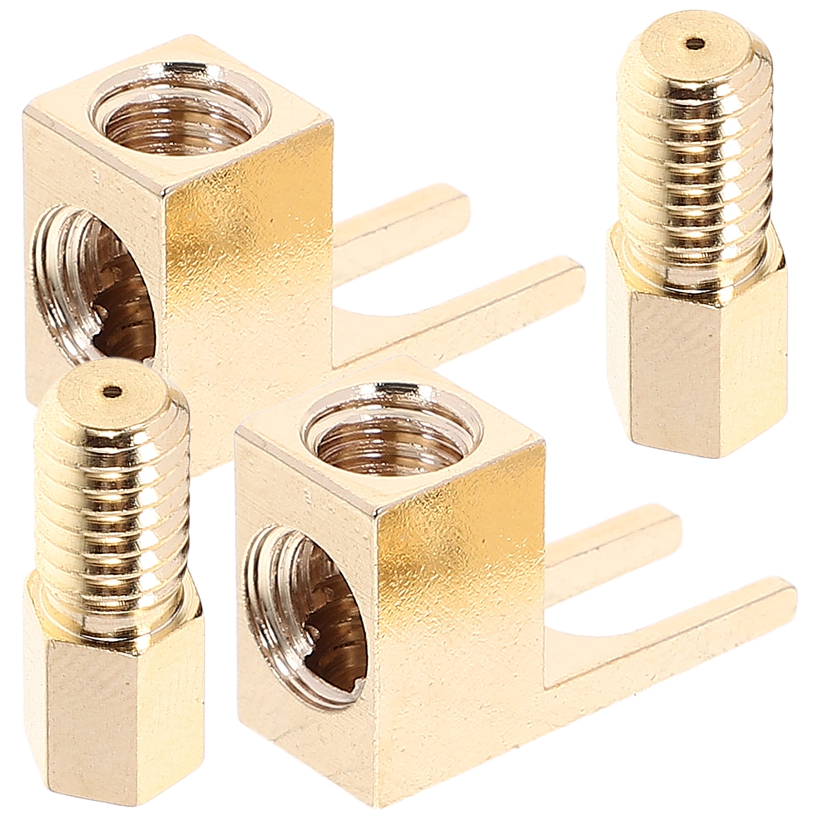 2pcs Right Angle Speakers Connectors 90 Degree Banana Plugs L Shaped ...