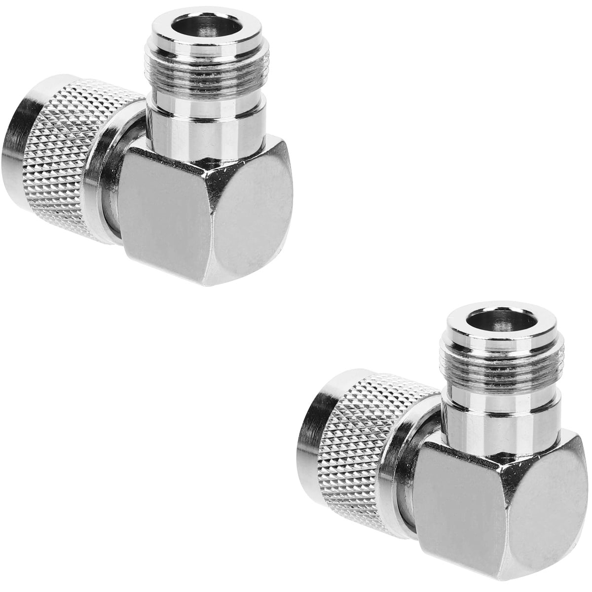 2pcs Right Angle Coax Connector N-type Male To Female Radio Cable ...