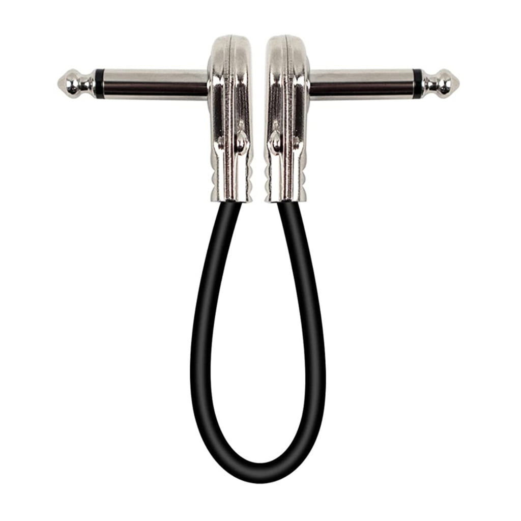 2pcs Right Angled 1/4inch Guitar Patched Cable 11.8inch Length ...
