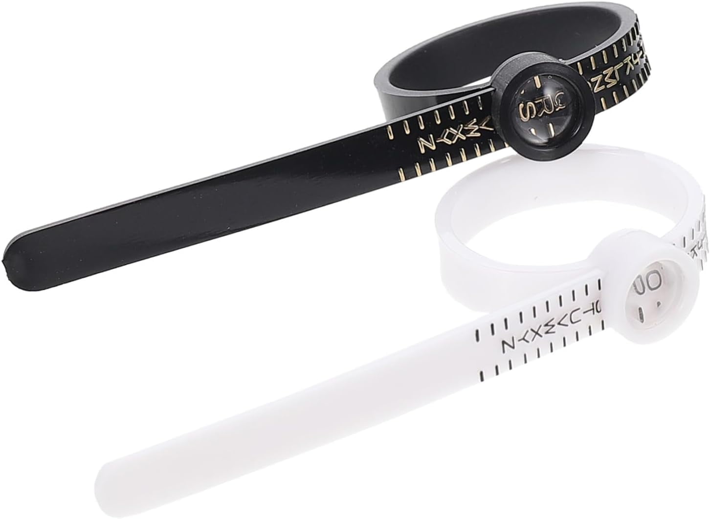 2pcs Ring Measurement Jewelry Tools Ring Size Guide Finger Measurer ...