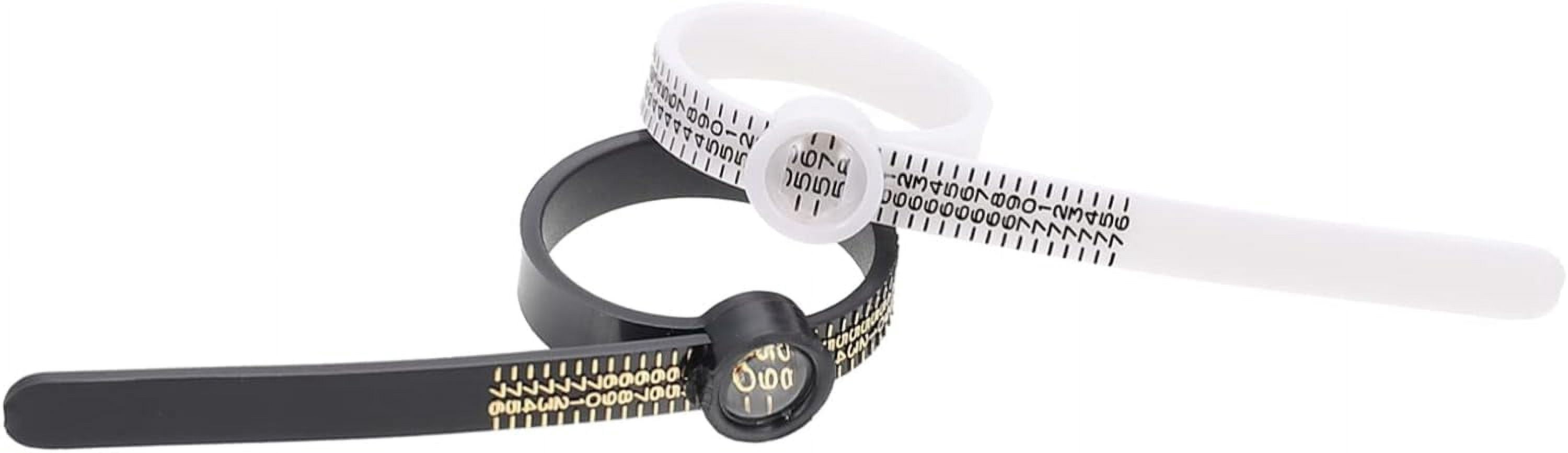 2pcs Ring Measurement Power Conditioner Finger Sizer Gauge Ring ...