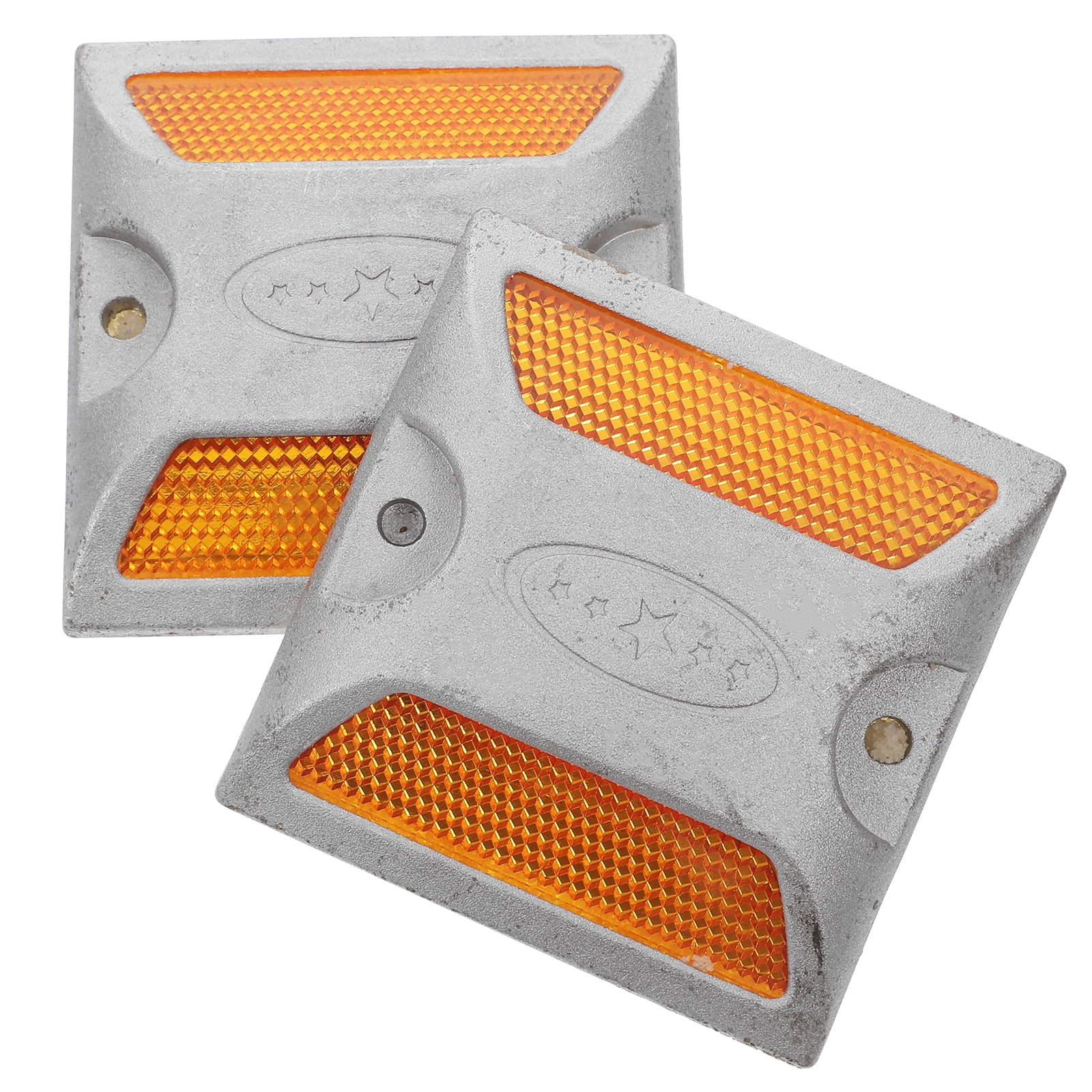 FONDOTIN reflective trail marking tacks Road Reflectors Aluminum Alloy ...