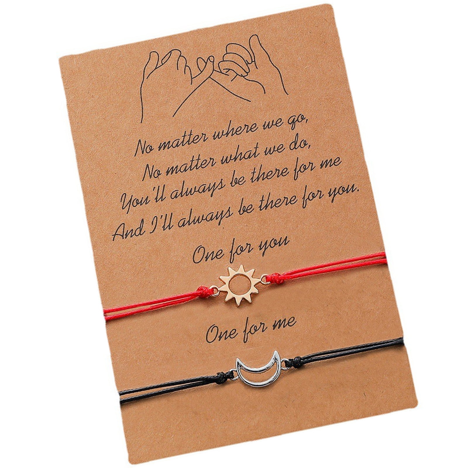 2pcs Romance Sun And Bracelets Accessory For Couples Suitable For ...