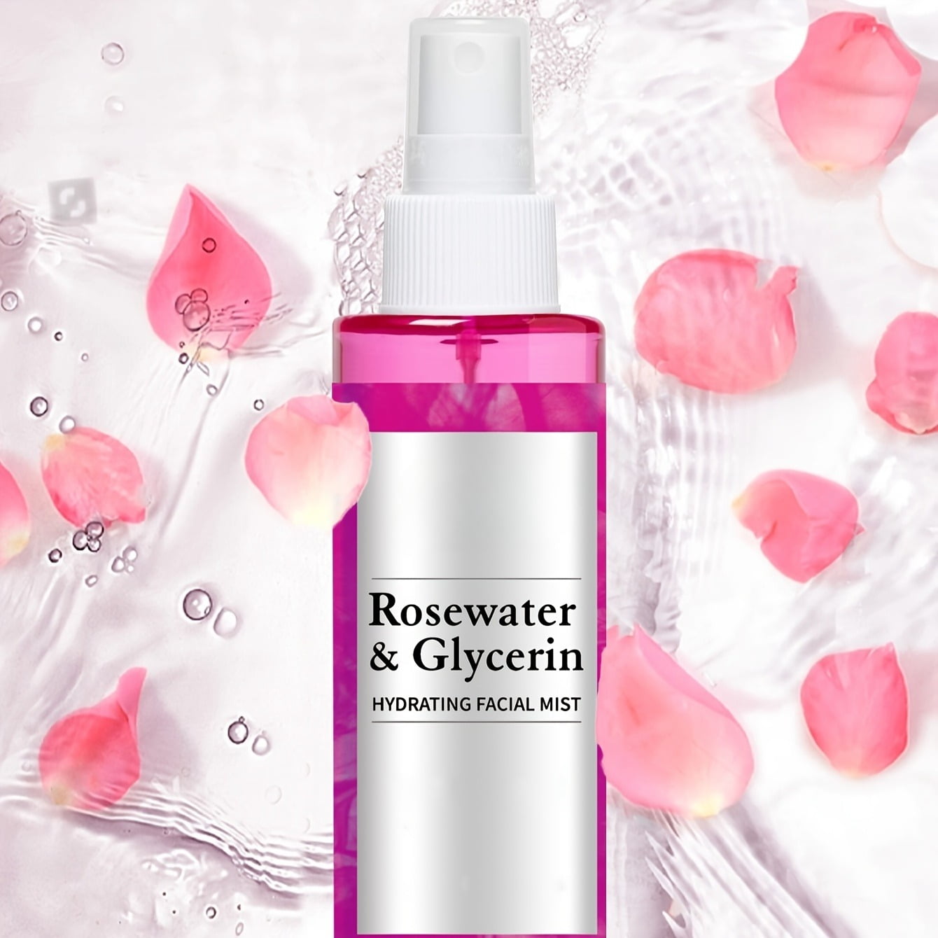 2pcs Rose Water - Refreshing Facial Mist with Damask Roses for All ...